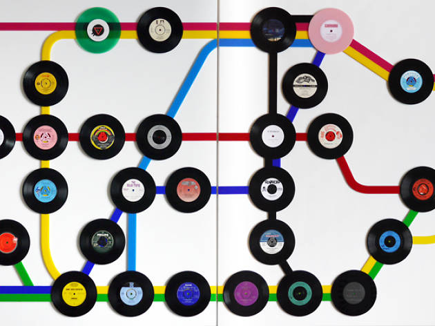An artist has created a tube map out of vinyl records (and you can ...