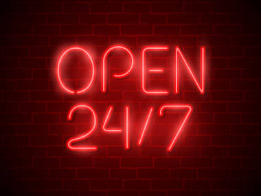 Tel Aviv restaurants and cafés open 24 hours a day, 7 days a week