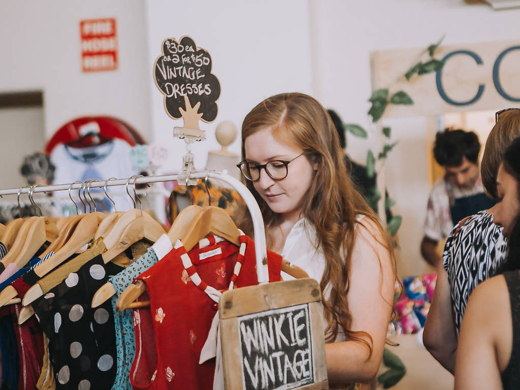 Clothes, fashion and vintage markets in Melbourne