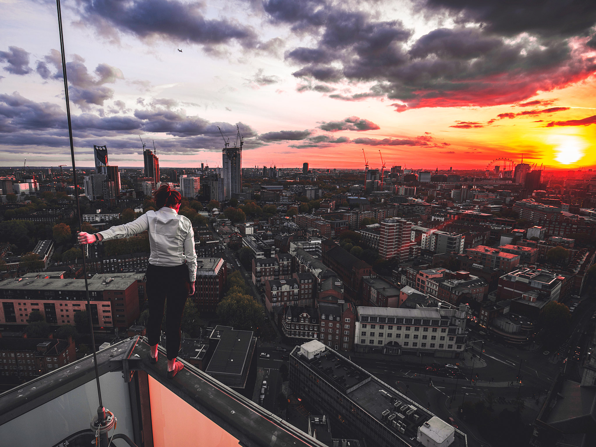 ‘They call us reckless daredevils’: meet one of London’s death-defying ‘rooftoppers’