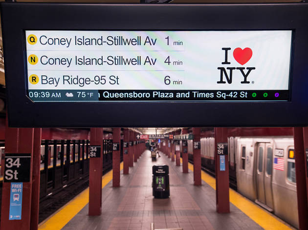 The MTA will roll out countdown clocks on all lettered subway lines