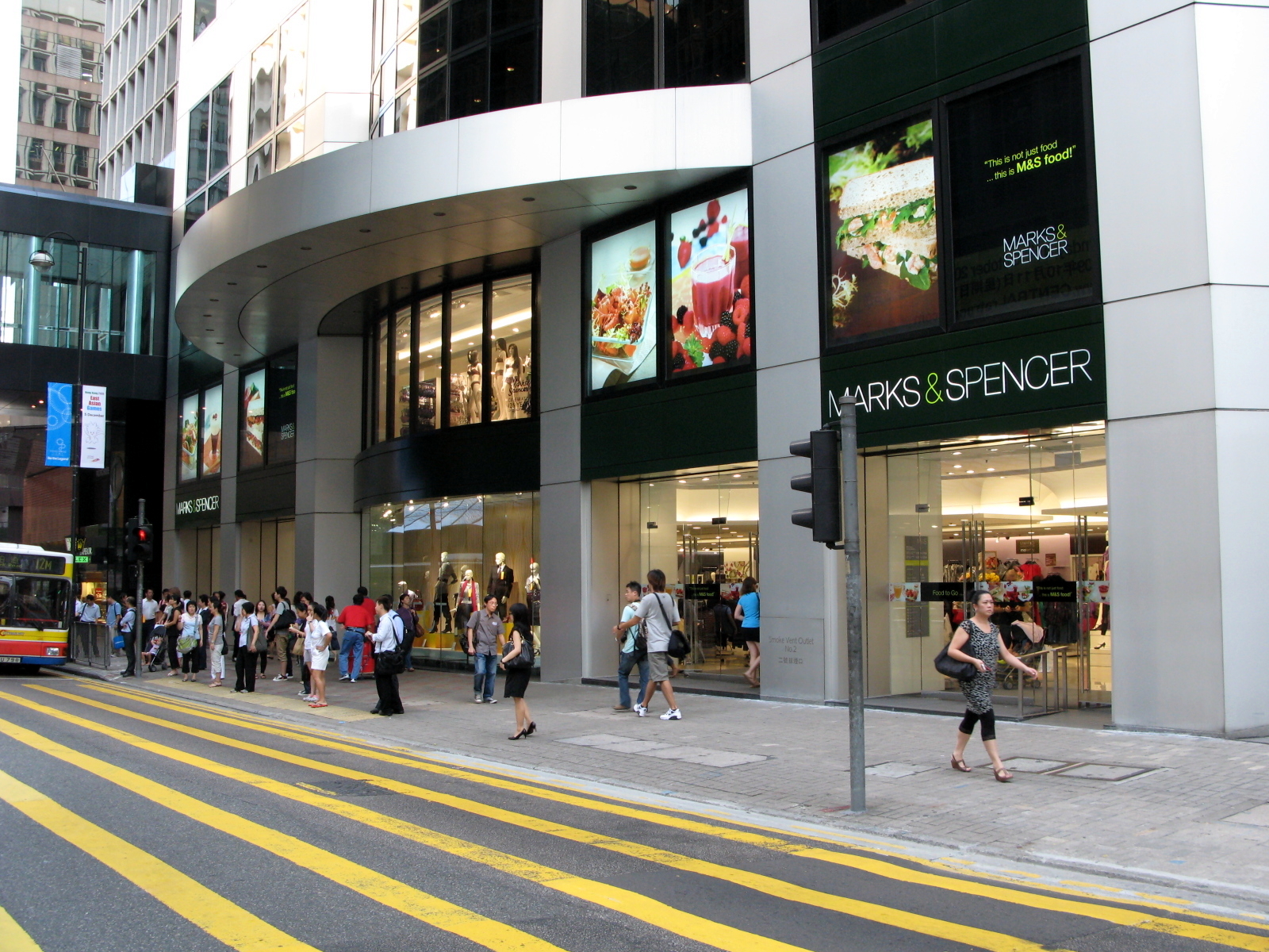 Marks Spencer Food Shopping In Central Hong Kong Marks Spencer Food Shopping In Central Hong Kong