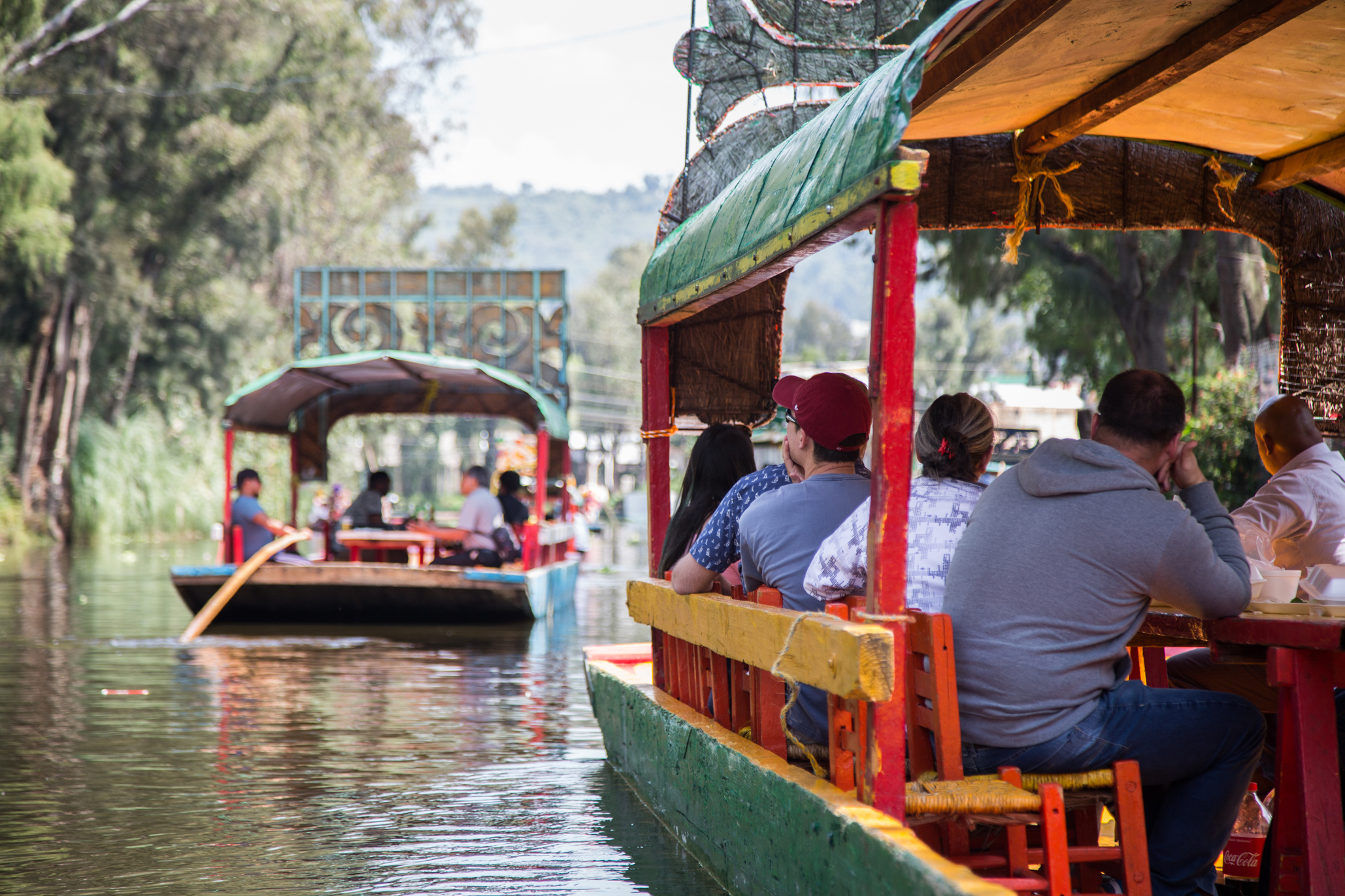 Embarcaderos y trajineras de Xochimilco