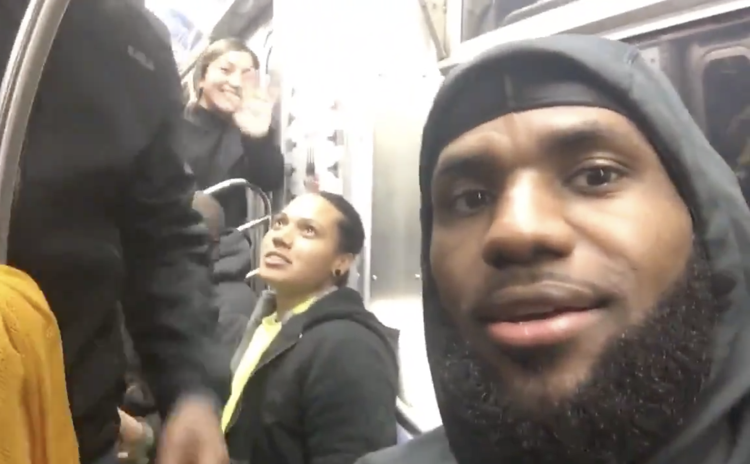 LeBron James and the Cleveland Cavaliers rode the subway out of Penn ...