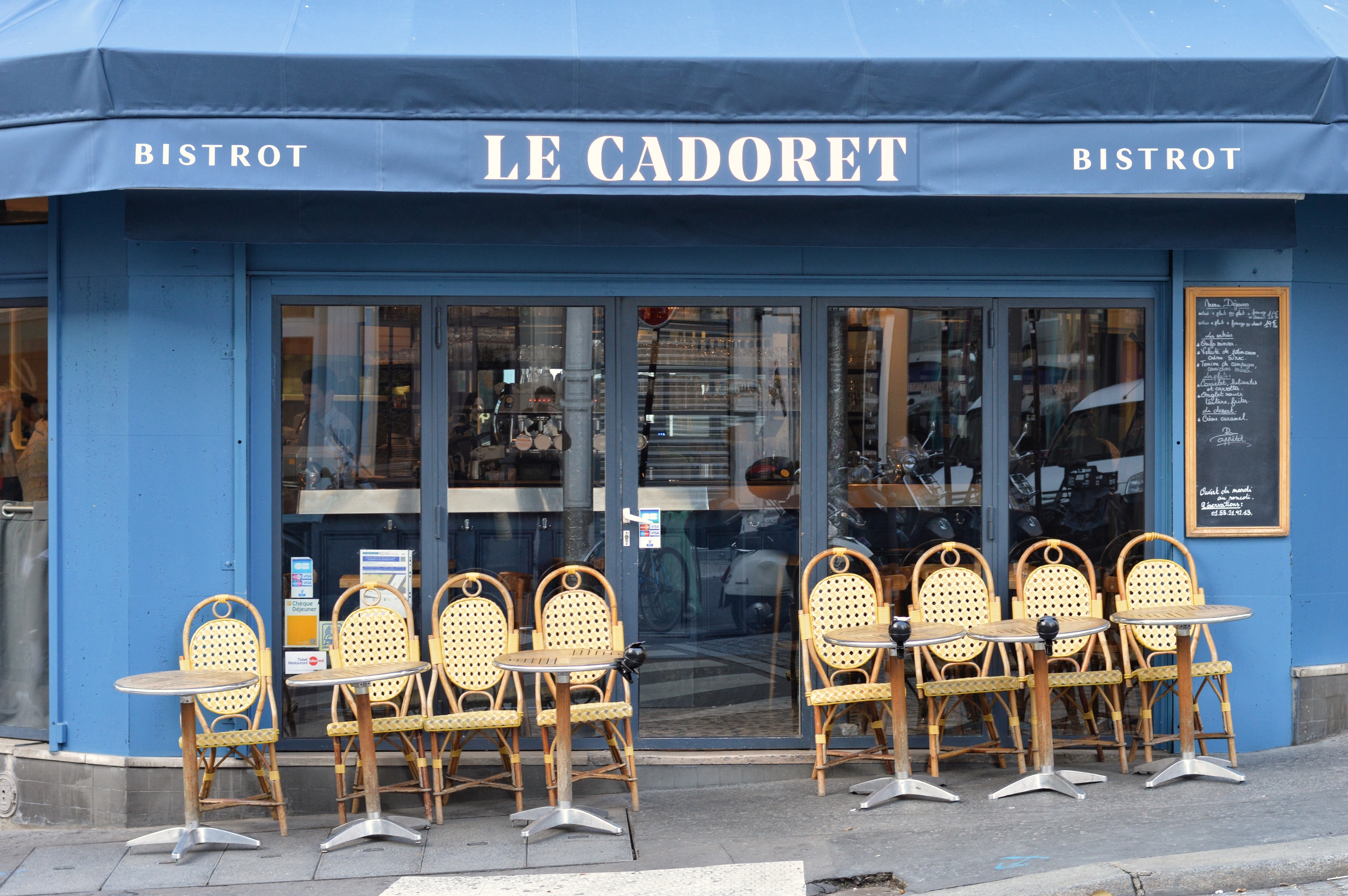 Le Cadoret, un bistrot en or