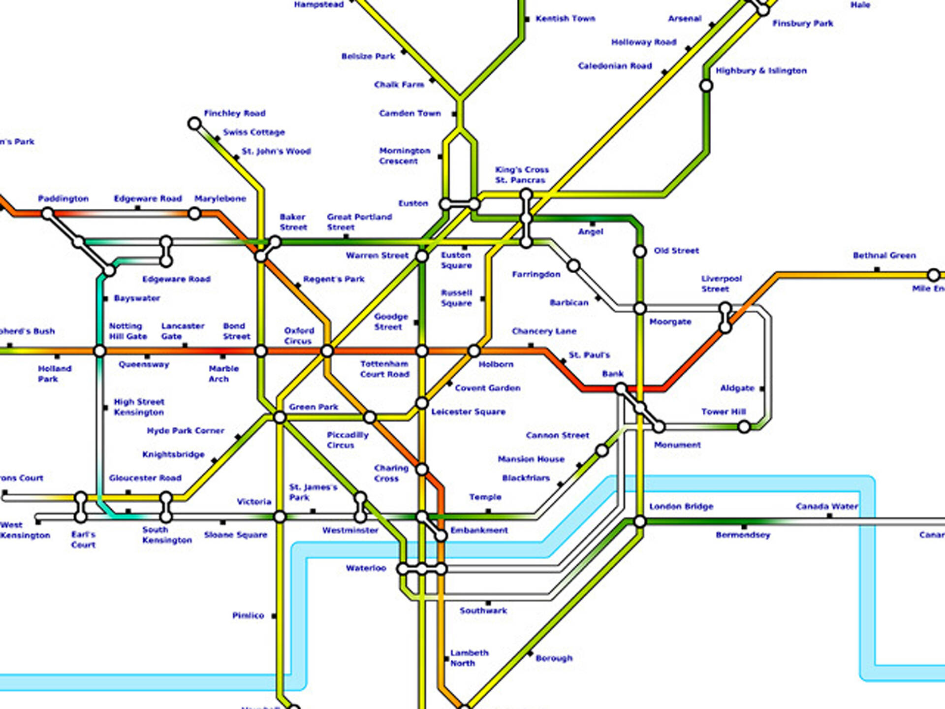 24 awesome alternative London tube maps