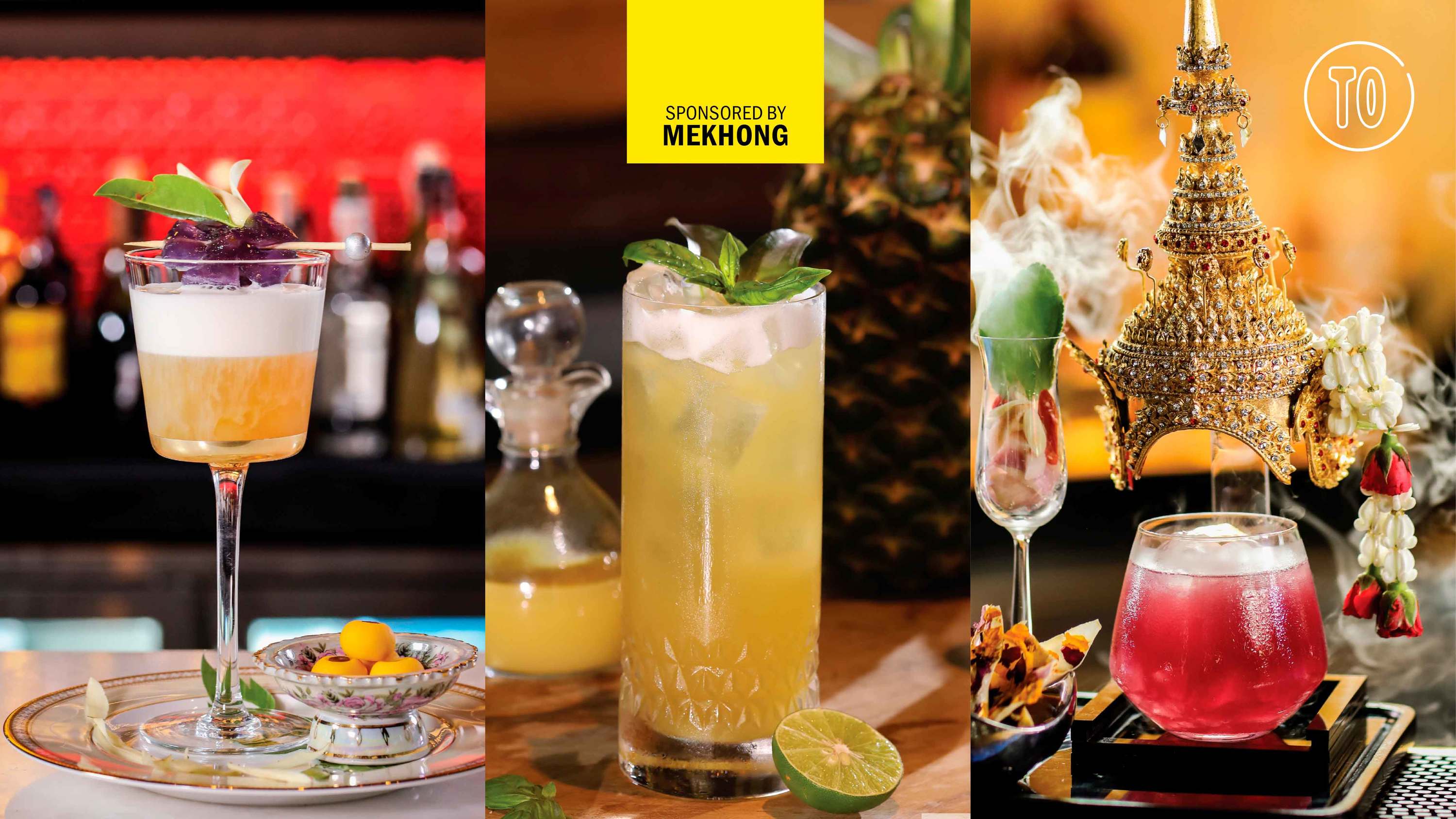 Mekhong cocktails shortlisted in the Mekhong Thai Spirit Cocktails 2017
