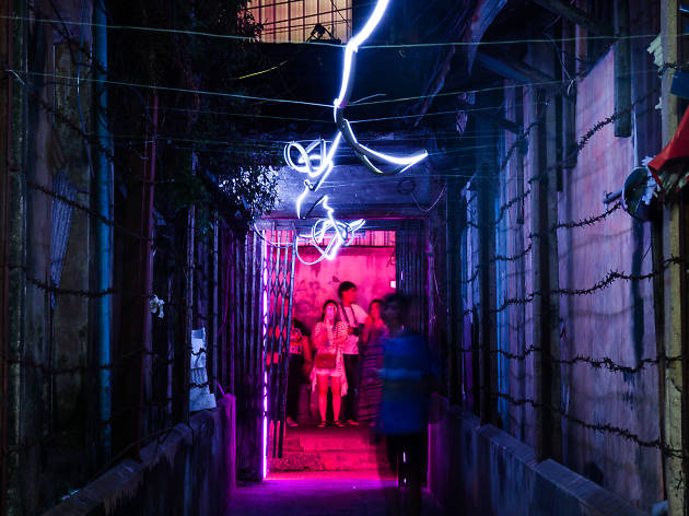 Stroll around Talad Noi to see light installations in Bangkok Design ...