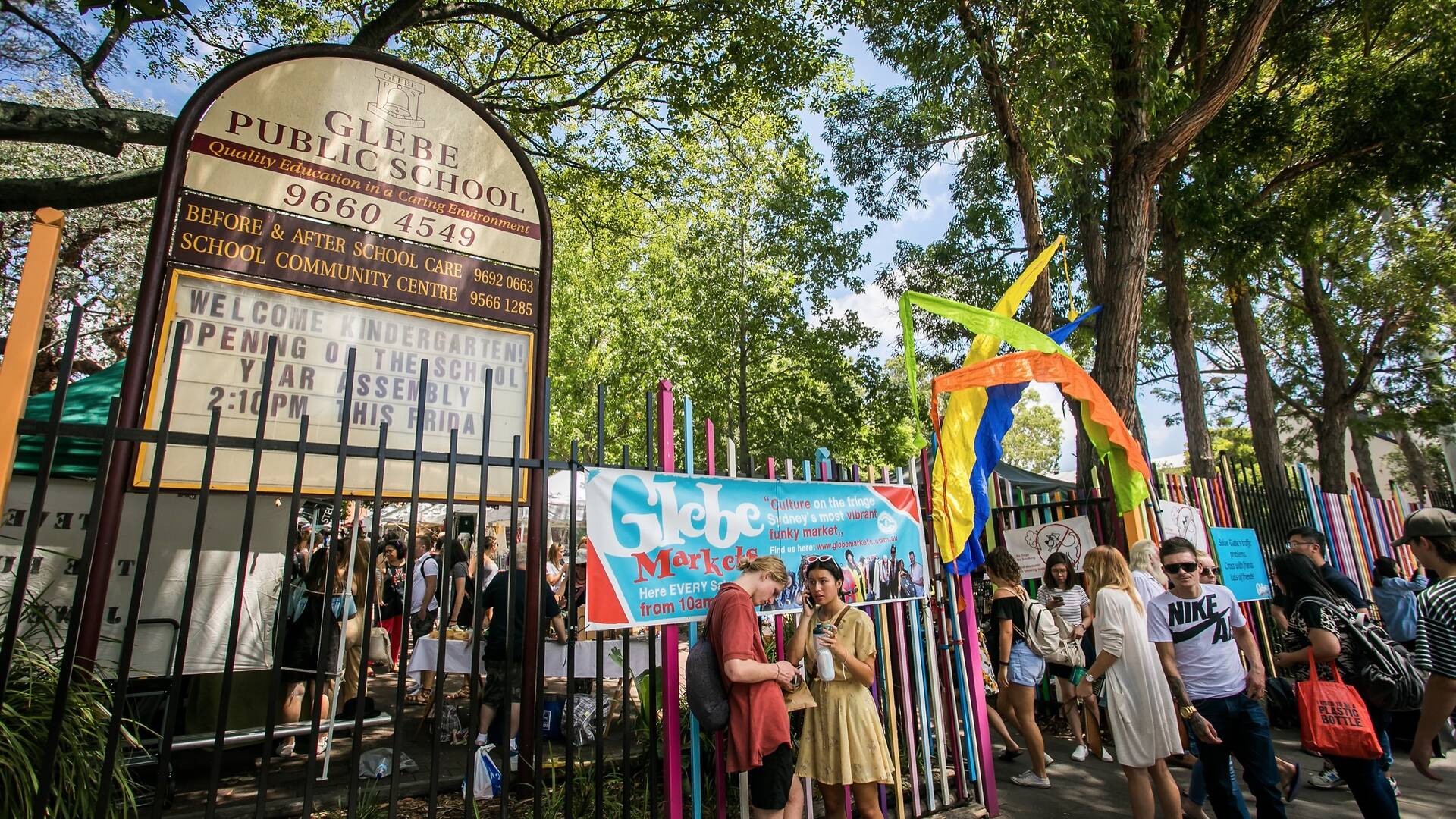 Markets at Glebe happens every Saturday
