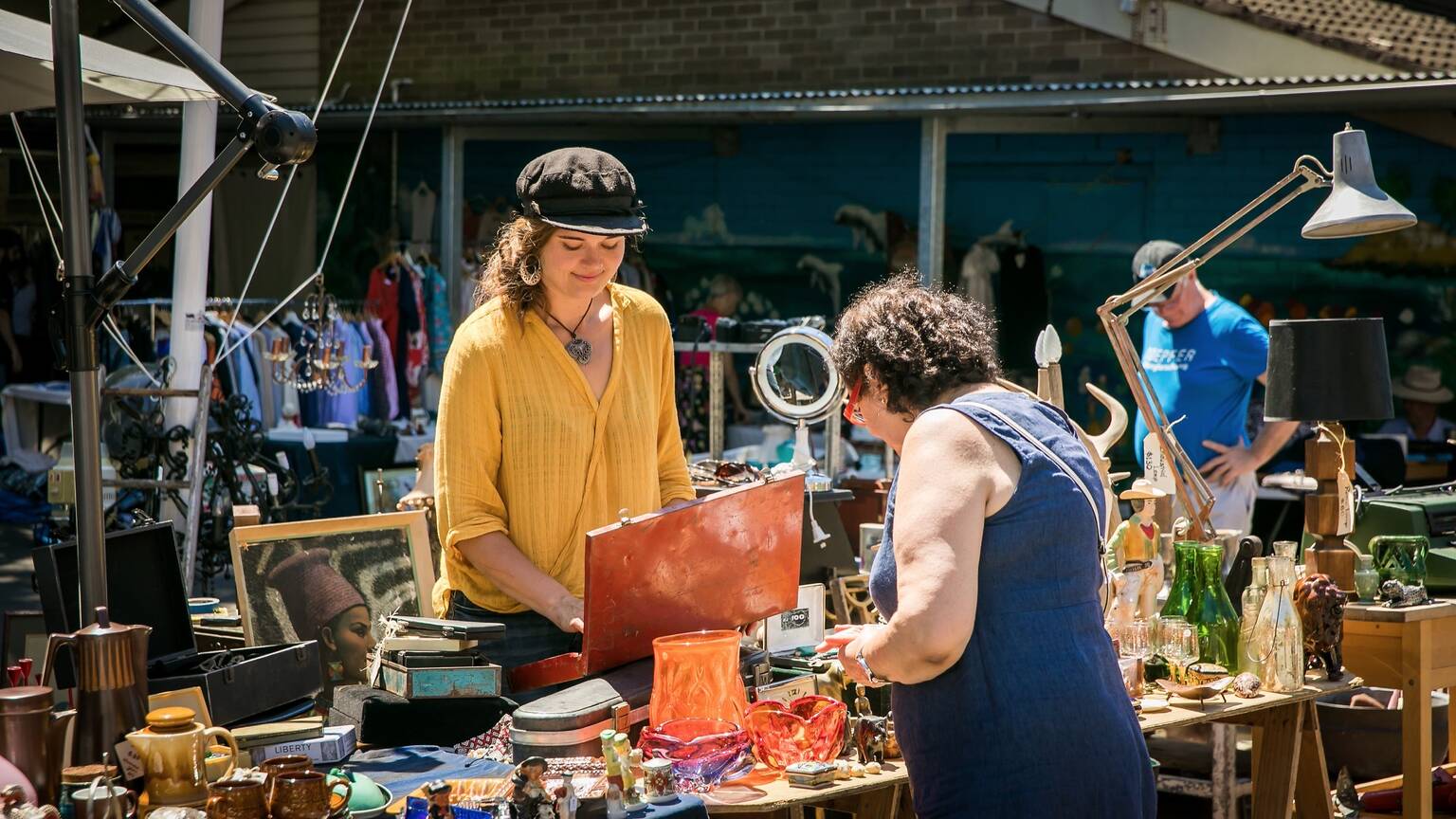Rozelle Markets is a good place for antique finds in Sydney
