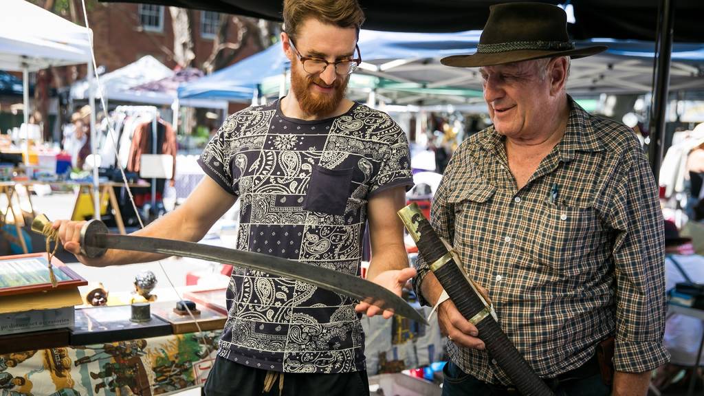 Rozelle Markets is a good place for antique finds in Sydney