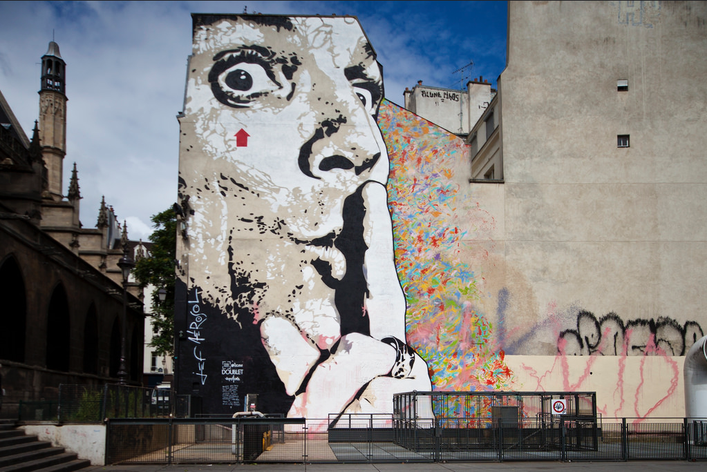 Un graff, une histoire | "Chuuuttt" de Jef Aérosol | Time Out Paris