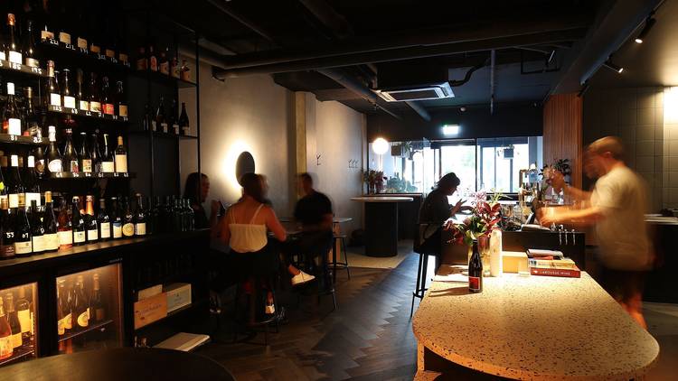 The Moon is a wine bar serving up refined elegance