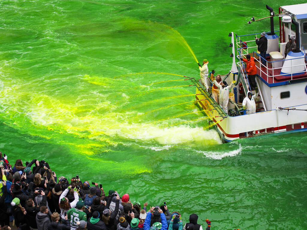 Dyeing the Chicago River: How They Do It And Why The Tradition Started
