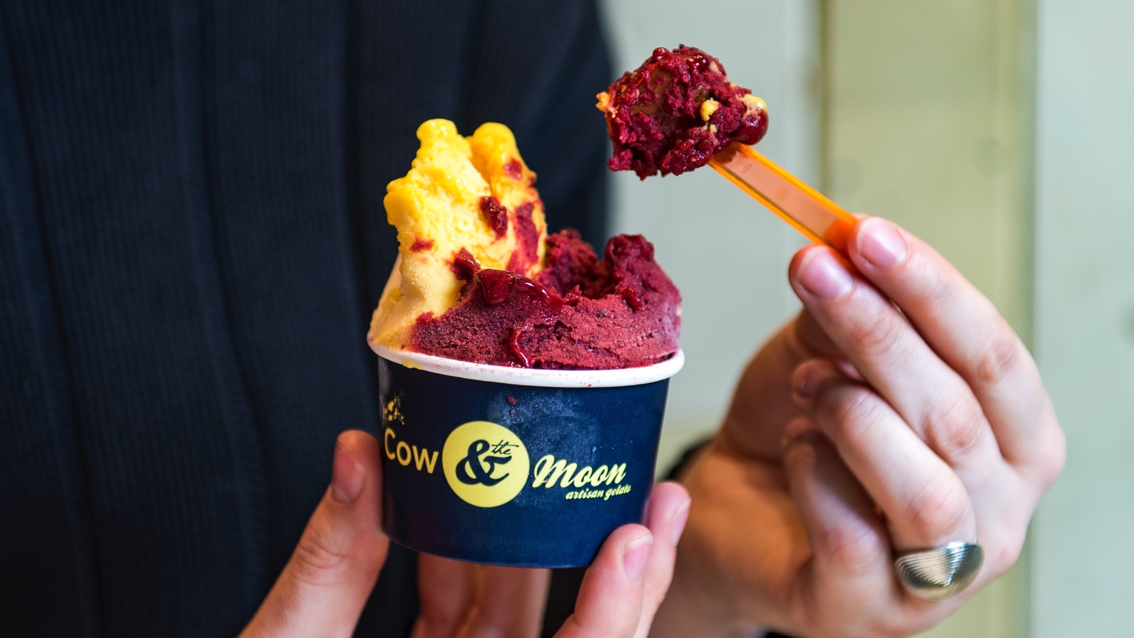 Cow and the Moon is an amazing Enmore gelato shop