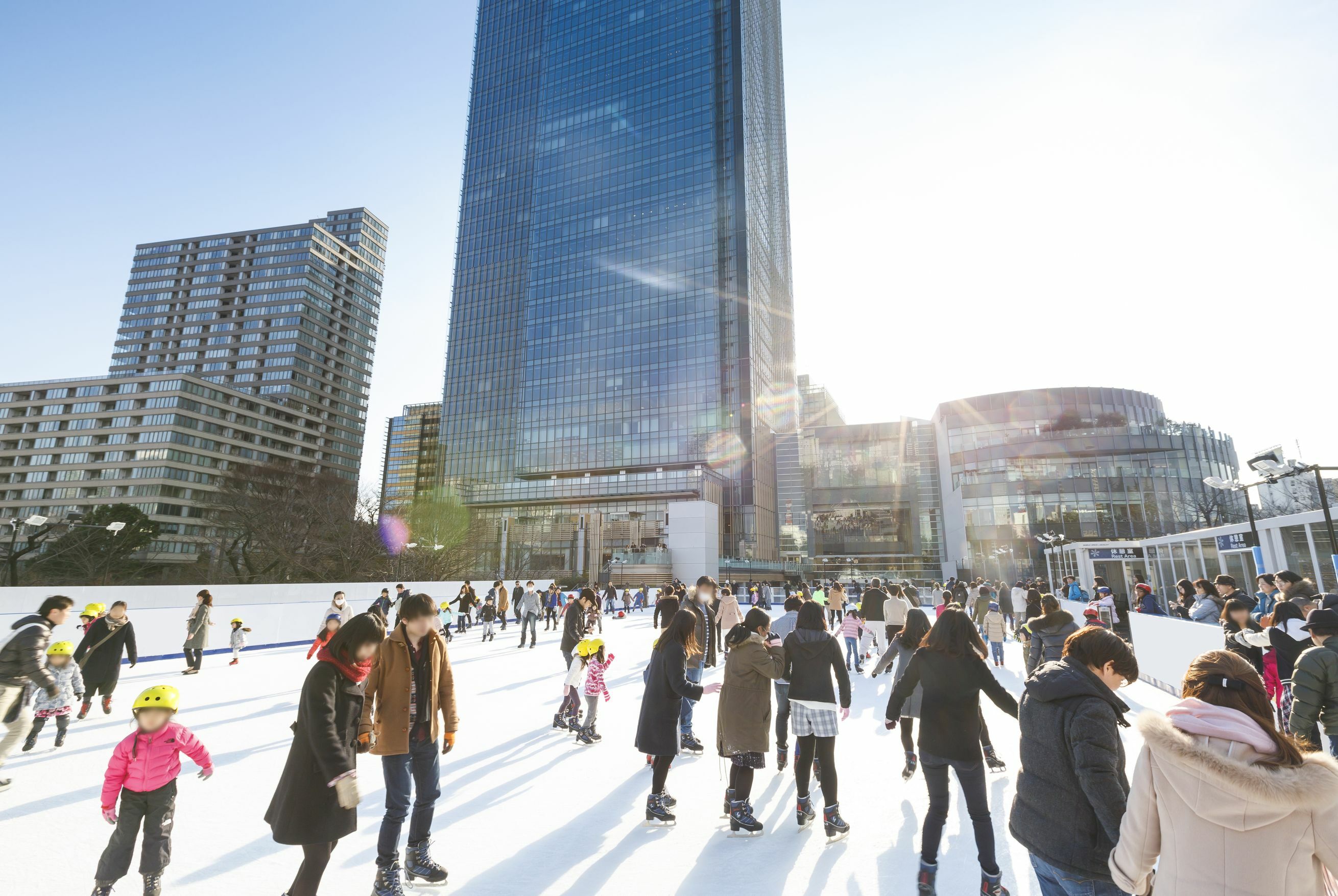 Mitsui Fudosan Ice Rink in Tokyo Midtown | Things to do in Tokyo