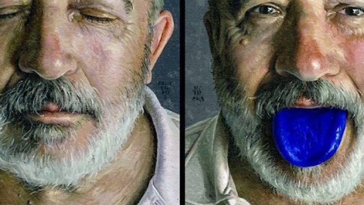 Pride Blue Tongue Man de Roberto González Fernández