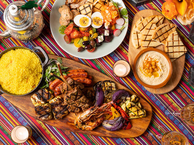 French Moroccan Style Terrace Barbecue | Restaurants in Tokyo