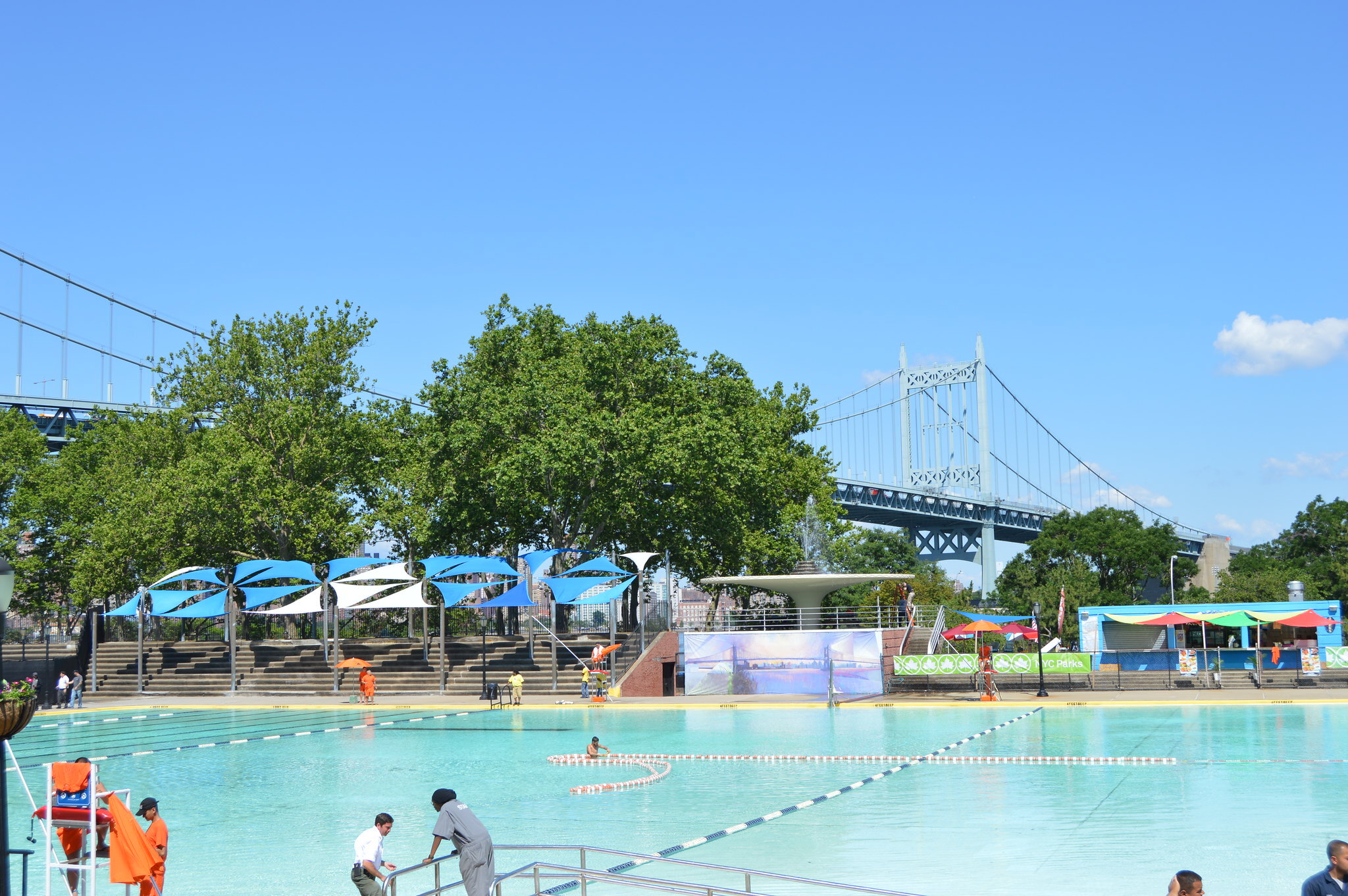 NYC pools officially open for the summer today!
