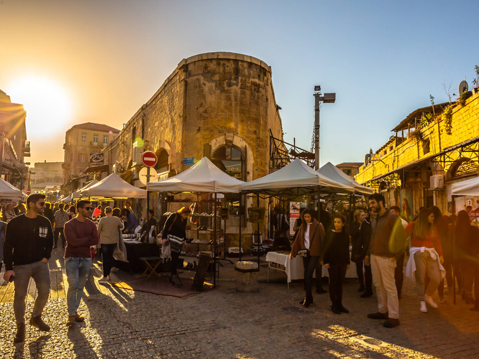 A-typical Israeli markets offering art, vintage clothing and food