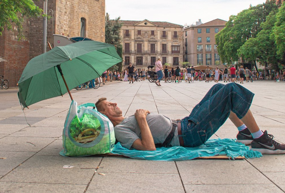 Así sería el Instagram de una persona sin hogar