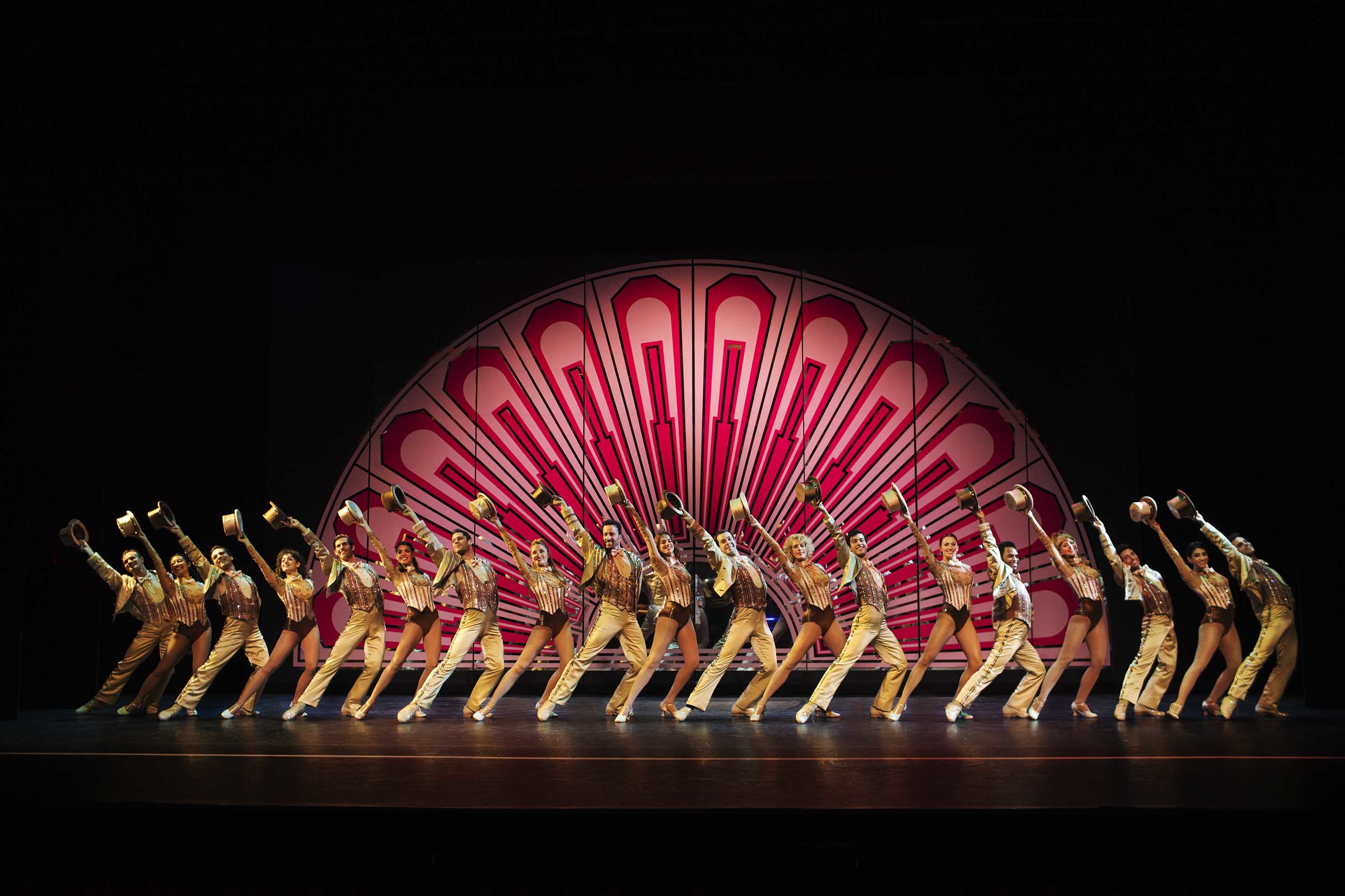A chorus line