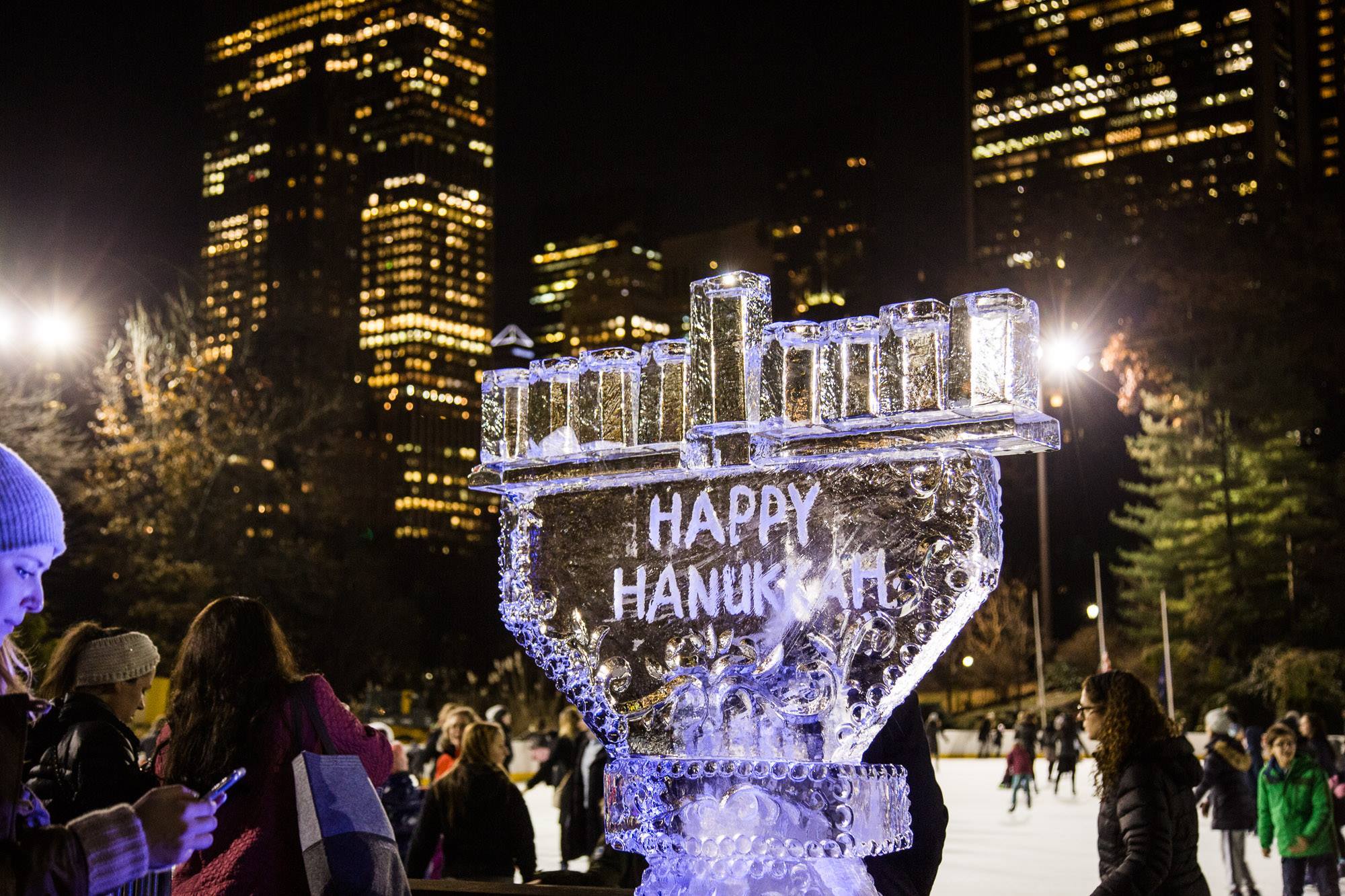 Chanukah on Ice at the Lasker Rink | Things to do in New York Kids