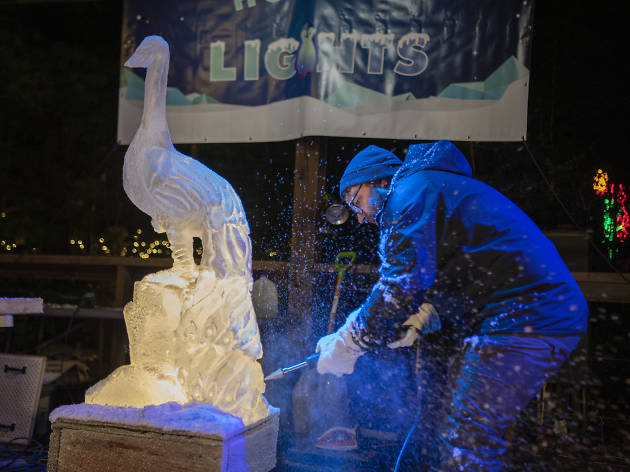 Ice Jubilee at the Bronx Holiday Light Show | Things to do in New York Kids
