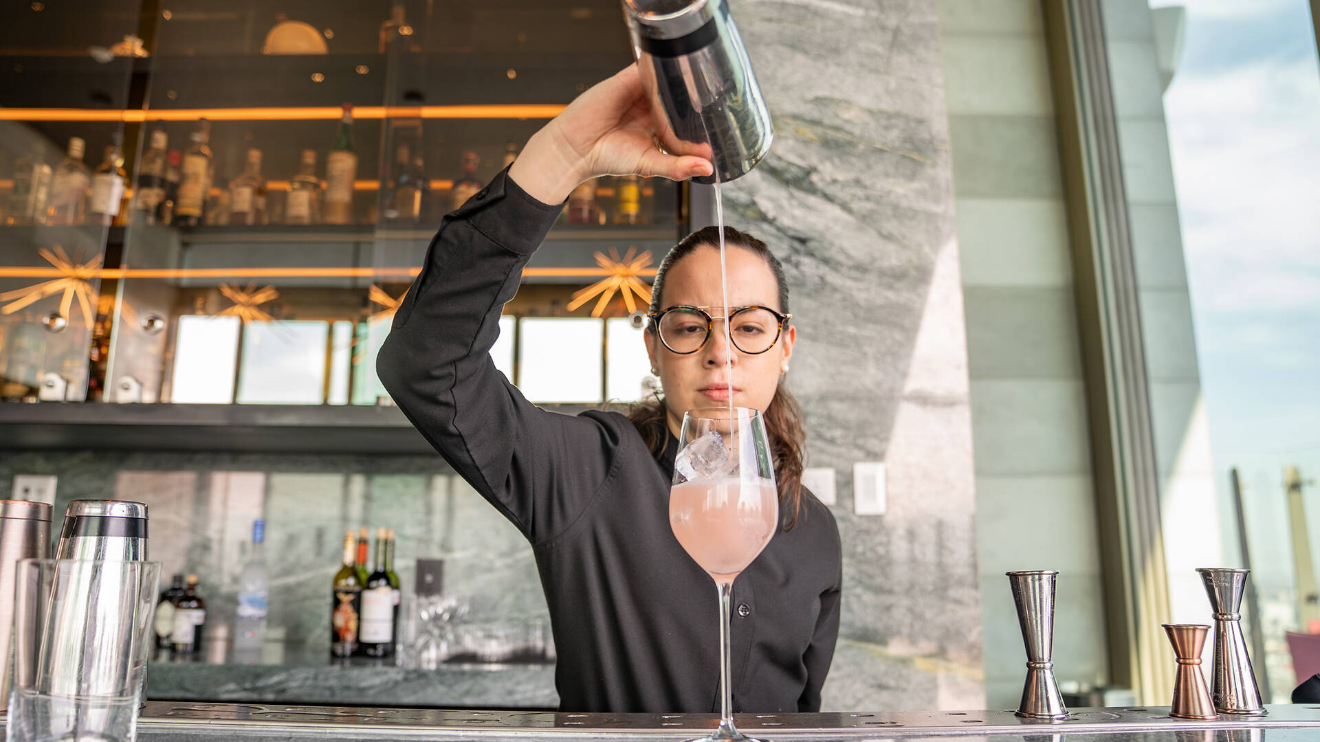 Cityzen: rooftop bar de Sofitel en el piso 38 con vista a Reforma