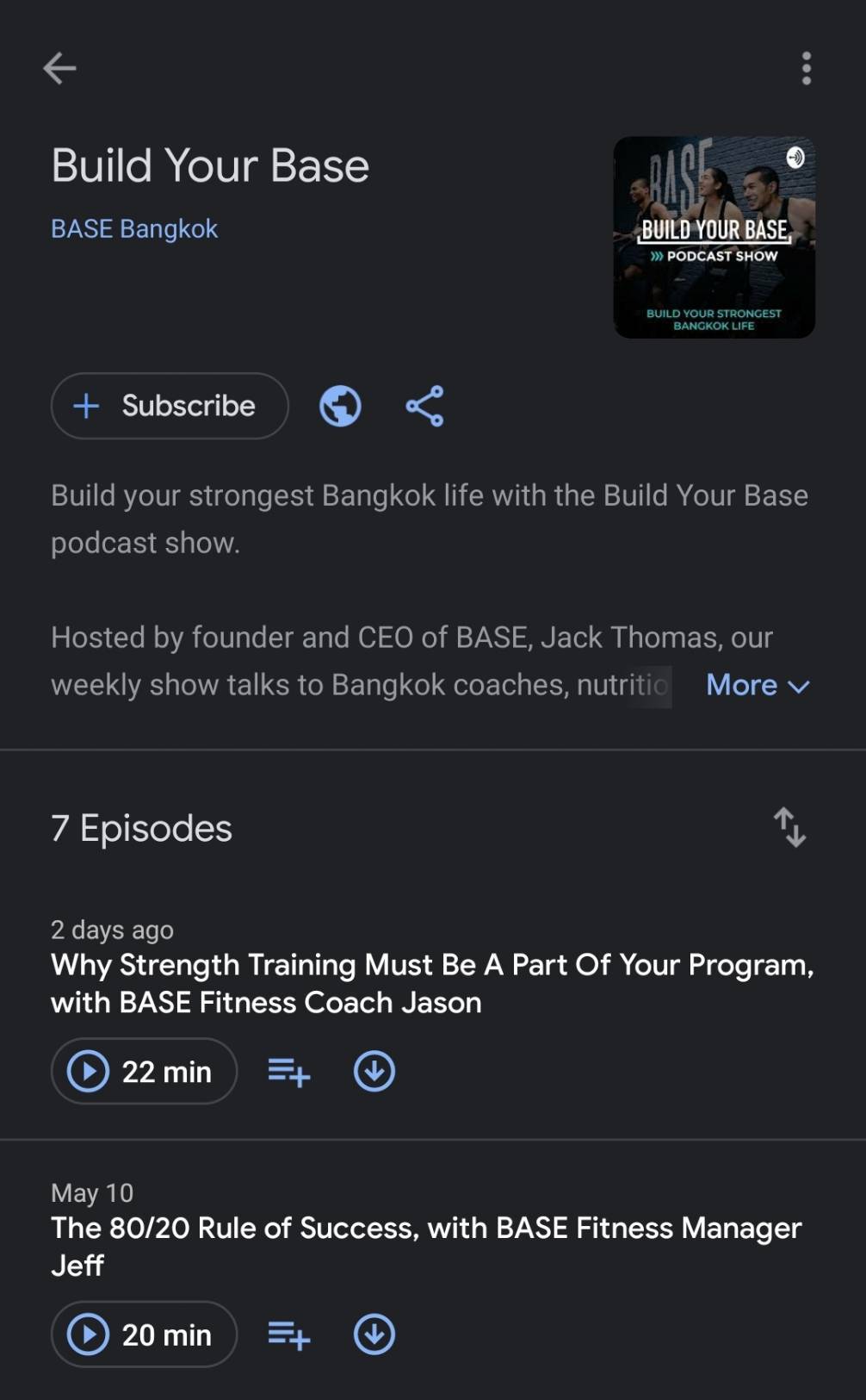 Fitness studio BASE launches podcast channel