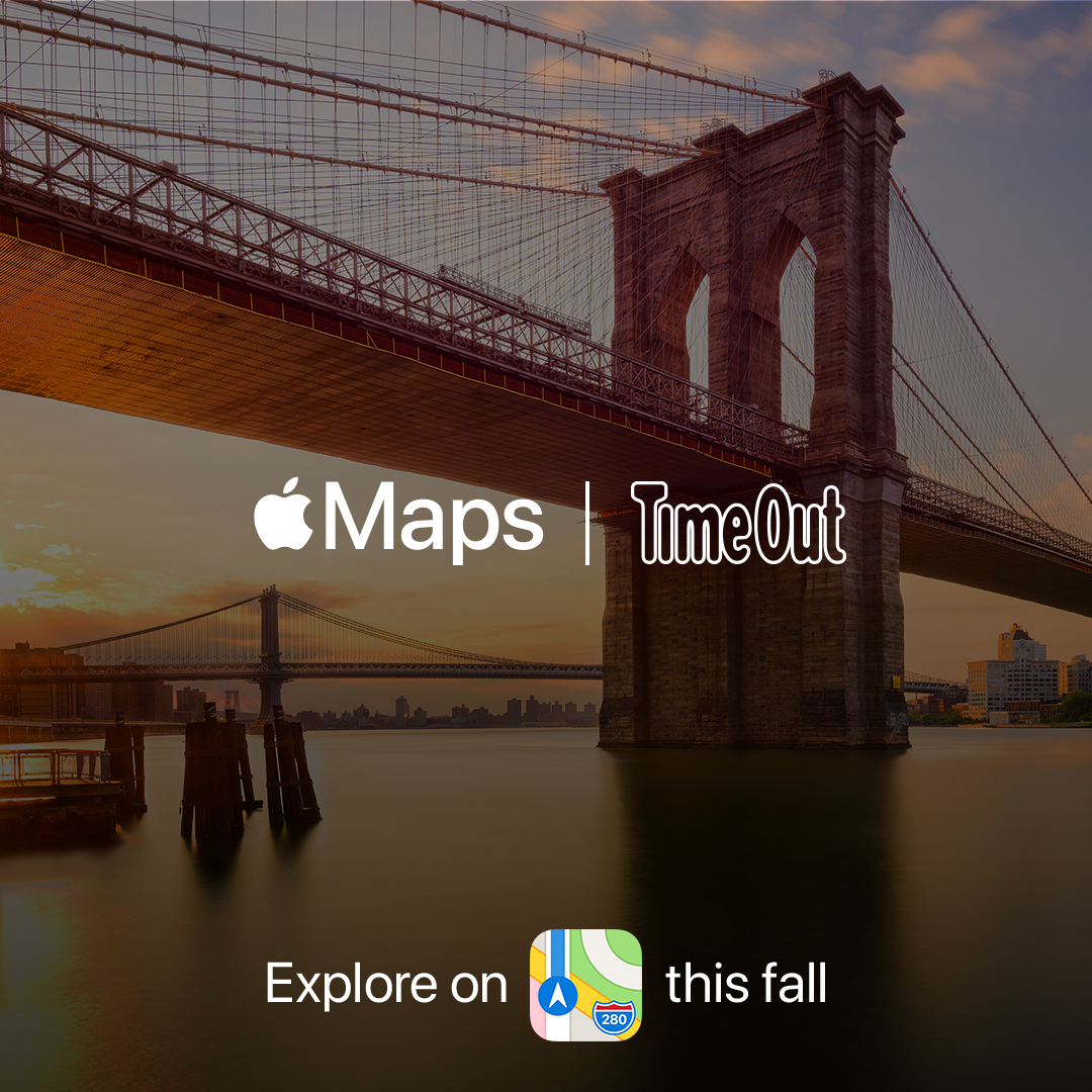 เปิดโปรเจ็คใหม่ล่าสุด ระหว่าง Apple และเครือ Time Out บน Apple Maps iOS 14
