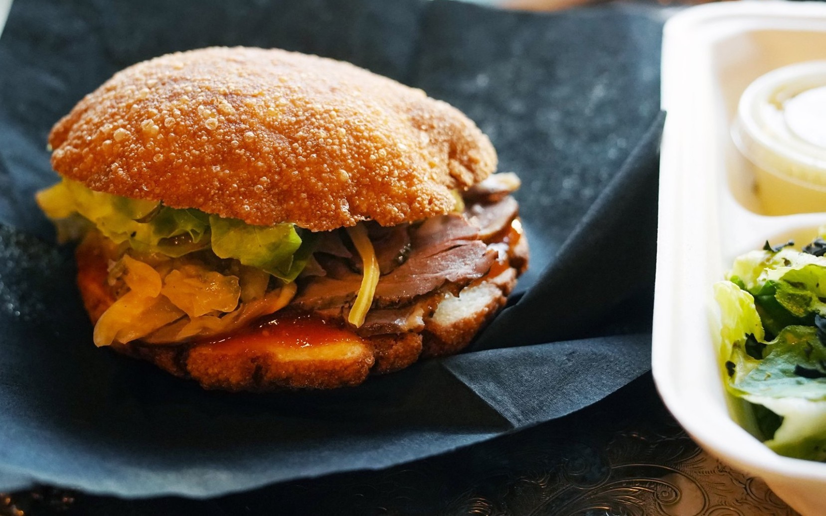 Le menu du restaurant Le Diplomate servi à l’espace Alambika