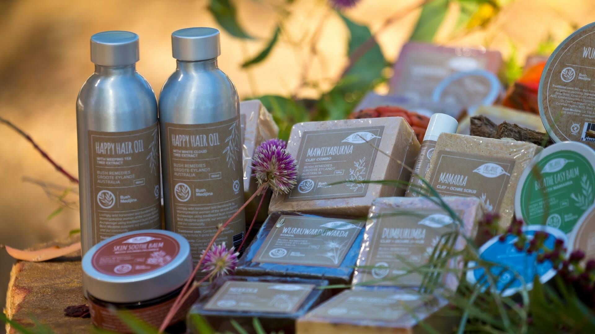 Beauty products by Indigenous businesses