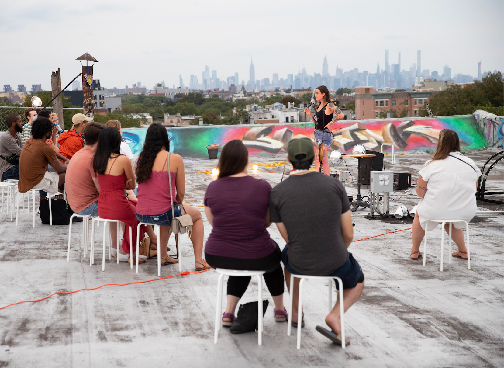 This Brooklyn venue is now operating as a rooftop comedy club