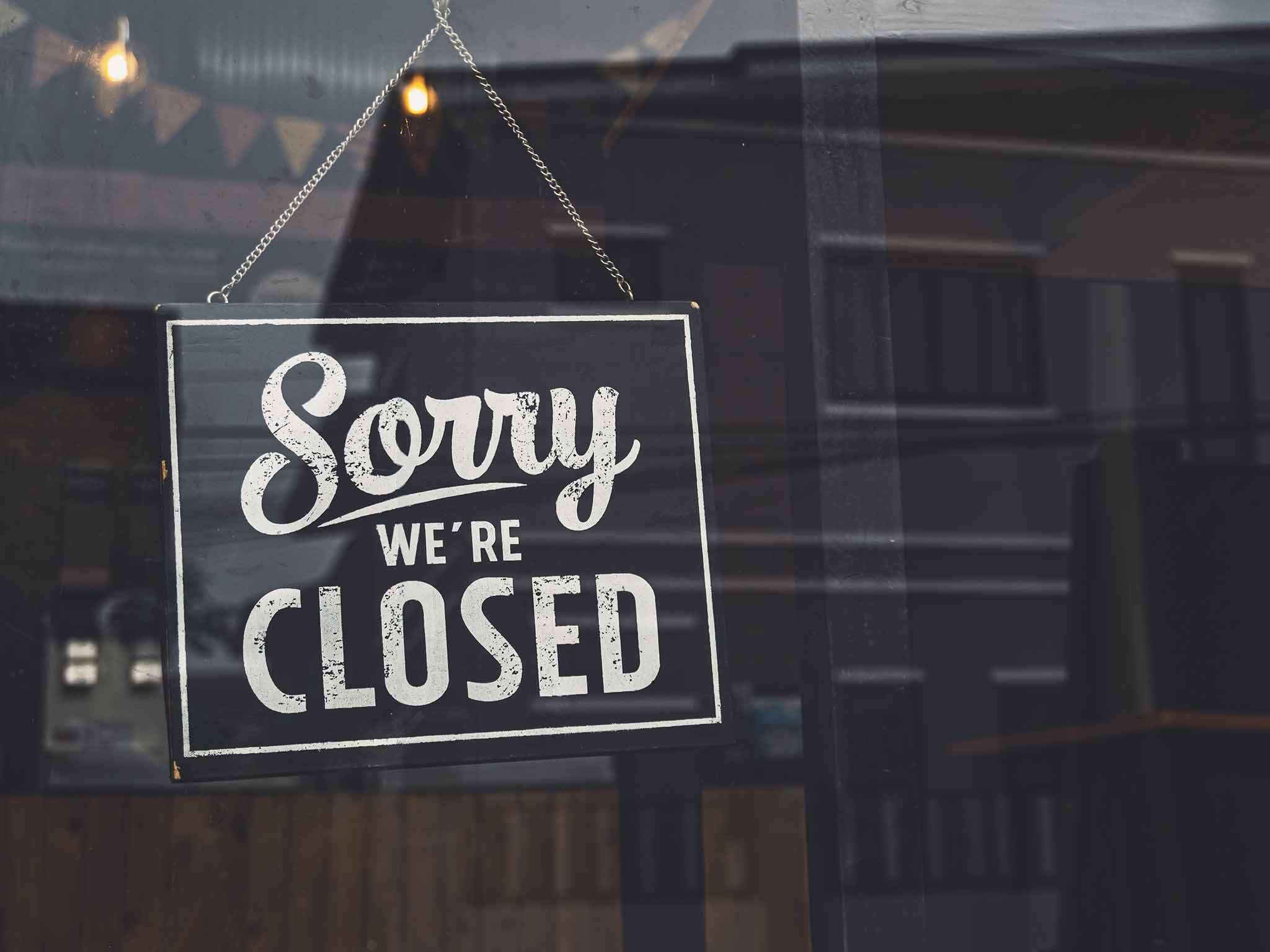 Almost 100,000 restaurants across the United States have closed in the ...