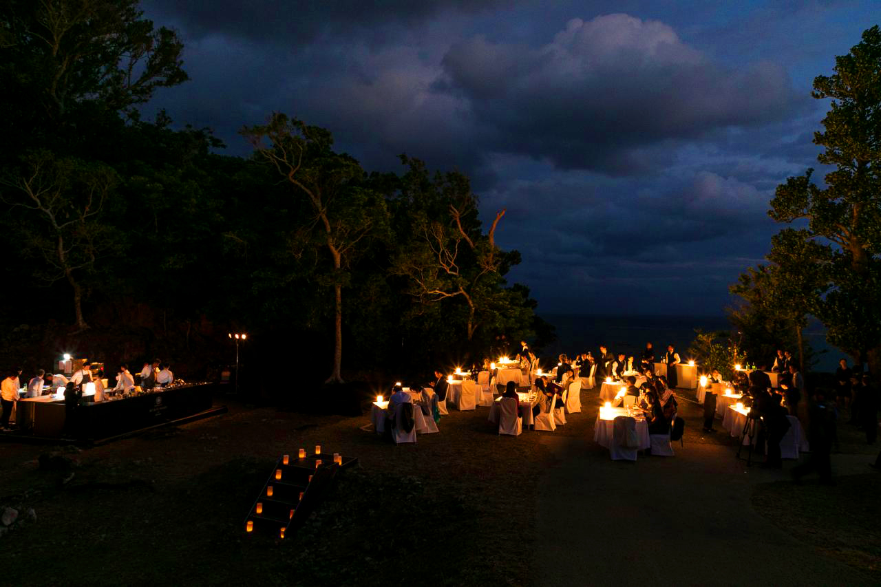 Enjoy an outdoor dinner and tour at Okinawa’s Unesco World Heritage site