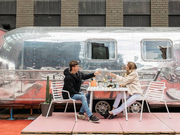 Notel, Melbourne's ultra-quirky rooftop caravan hotel, has reopened