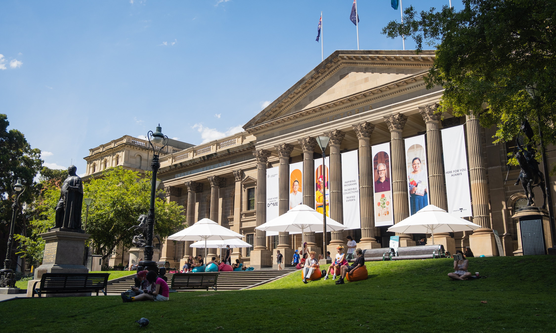 Library on the Lawn | Things to do in Melbourne