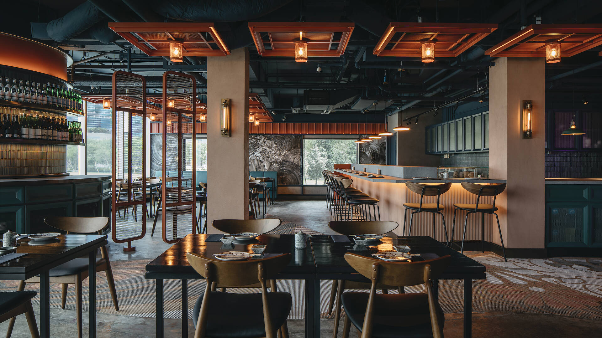 Kinki Restaurant and Bar: a modern Japanese eatery by the waterfront
