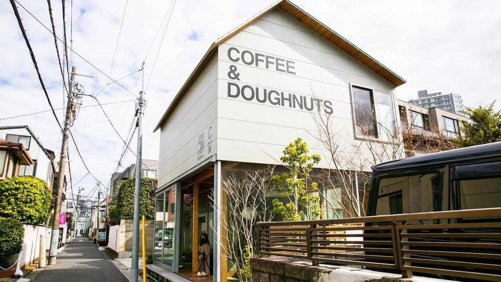 This hidden café in Omotesando specialises in coffee and doughnuts