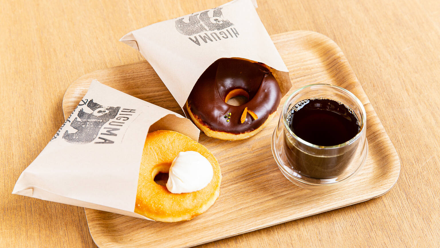 This hidden café in Omotesando specialises in coffee and doughnuts