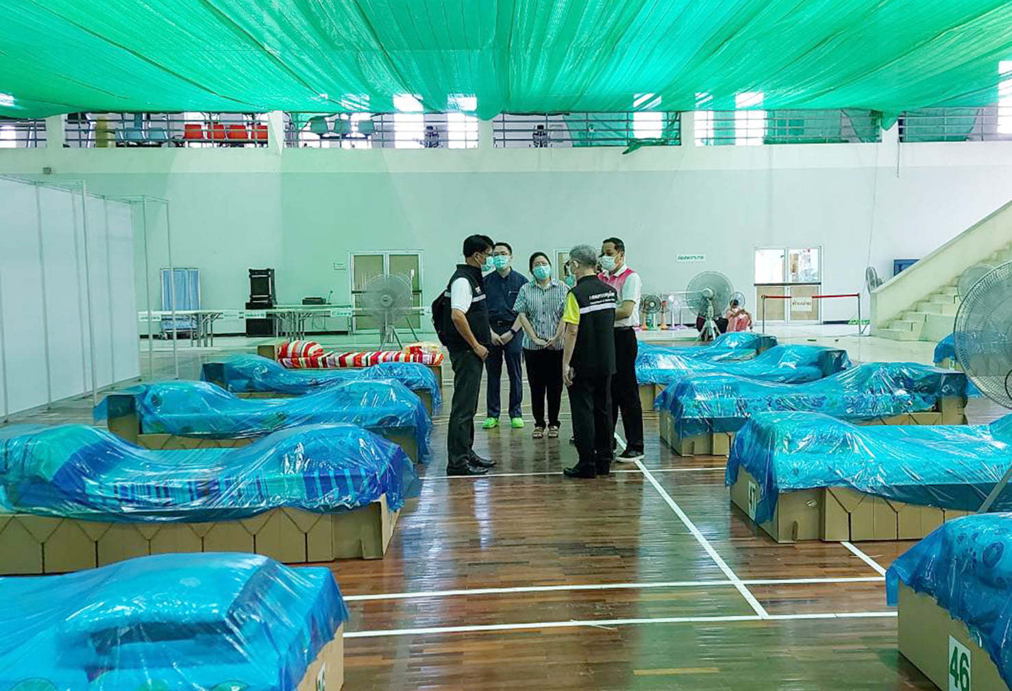 5 field hospitals have been set up around Bangkok to cope with the ...