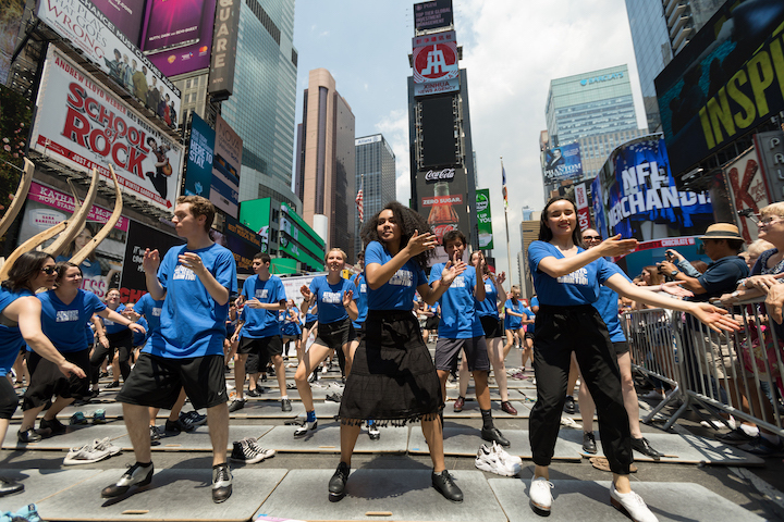 Tap dance returns to Times Square in a free show this weekend