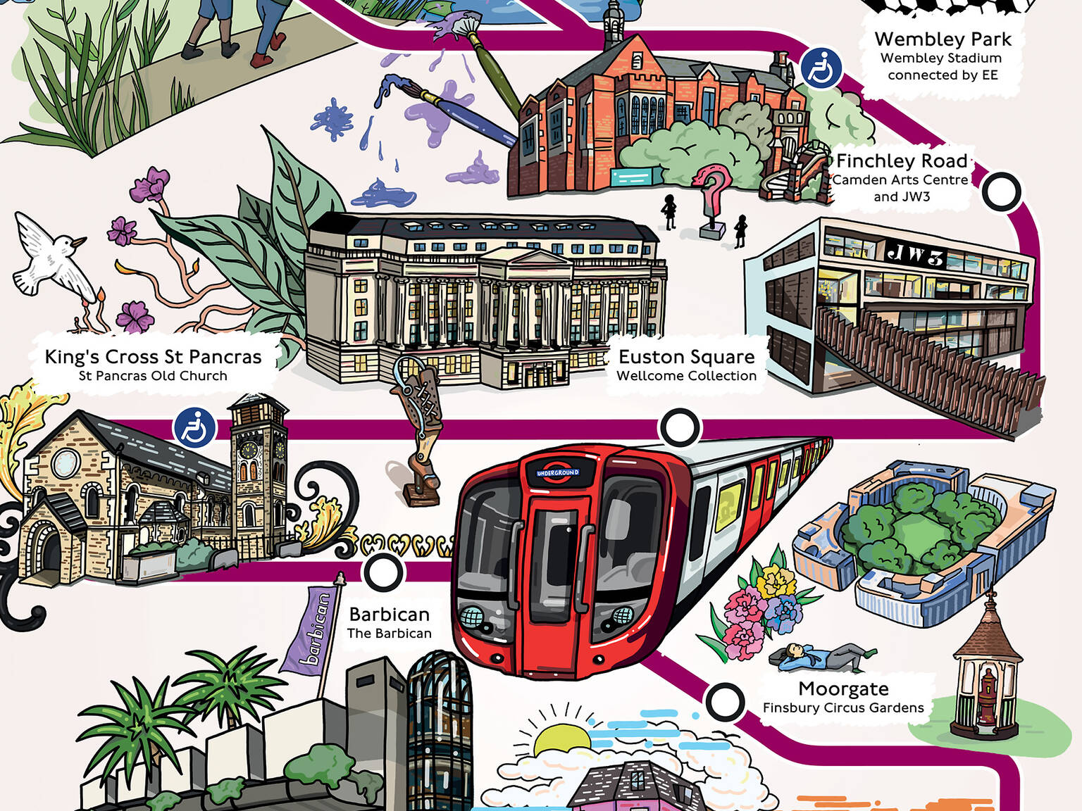 The Cultural TfL Map