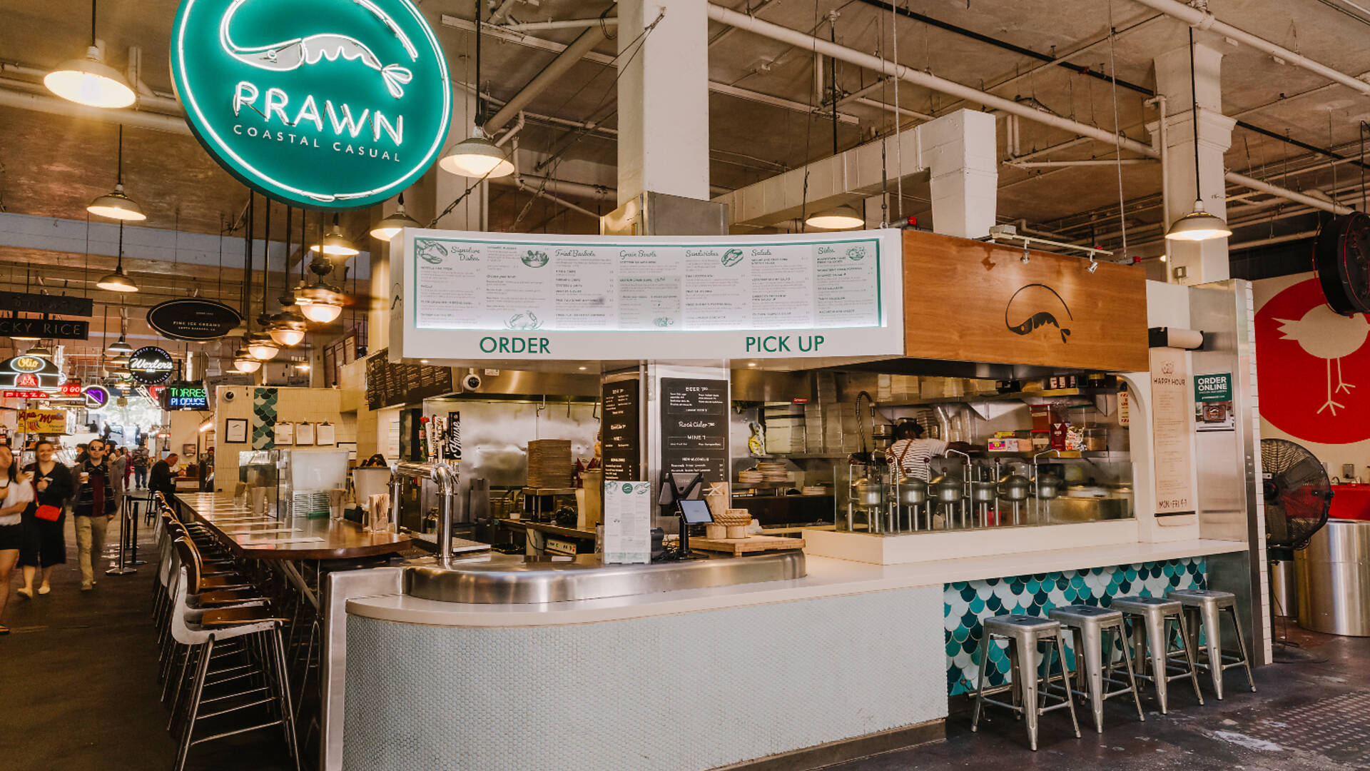 Prawn Coastal Casual | Restaurants in Downtown Historic Core, Los Angeles
