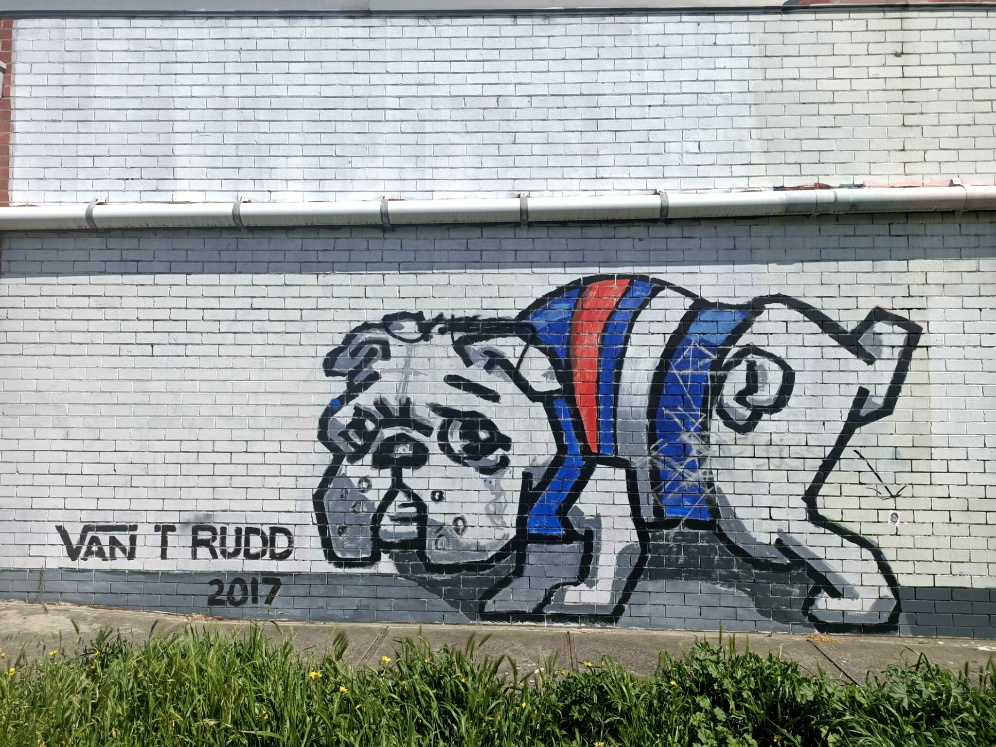 This map shows all the Western Bulldogs murals in Melbourne