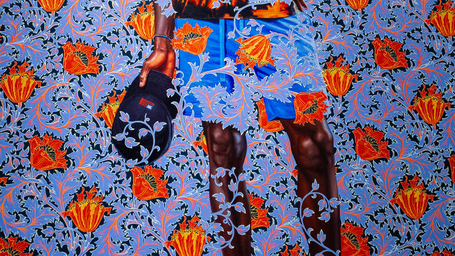 Kehinde Wiley's bold, poppy-filled twist on 'The Blue Boy' is on ...