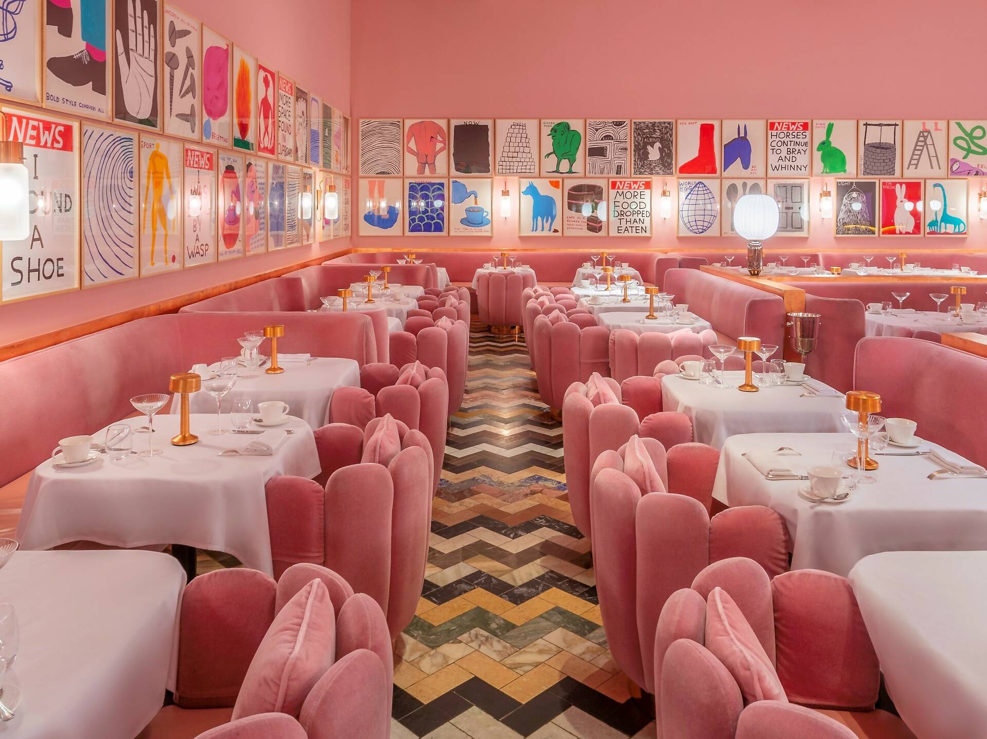 8 Restaurants With Epic Art Collections Around The World Right Now