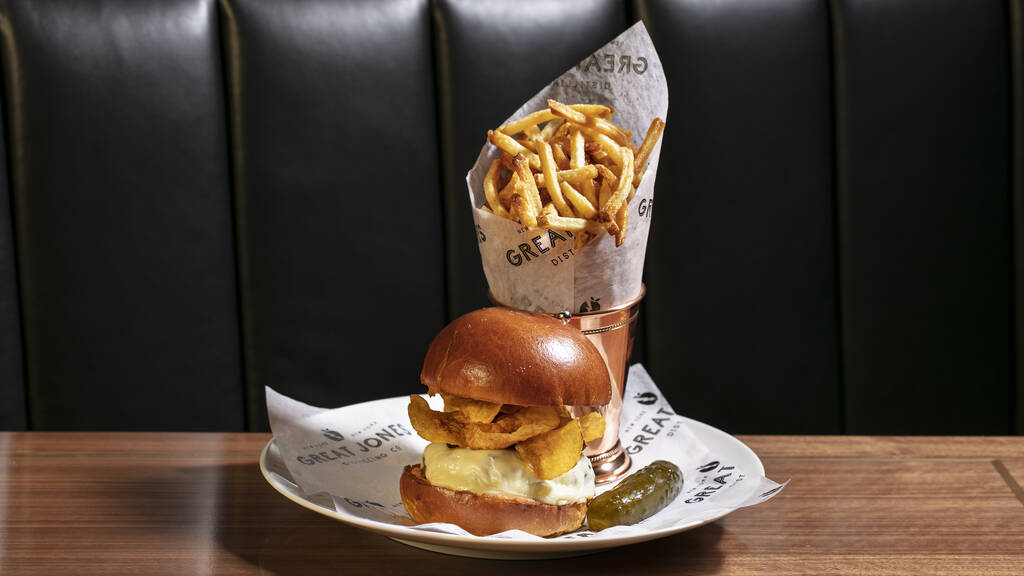 The Grid restaurant opens at Great Jones Distilling Co. in NYC