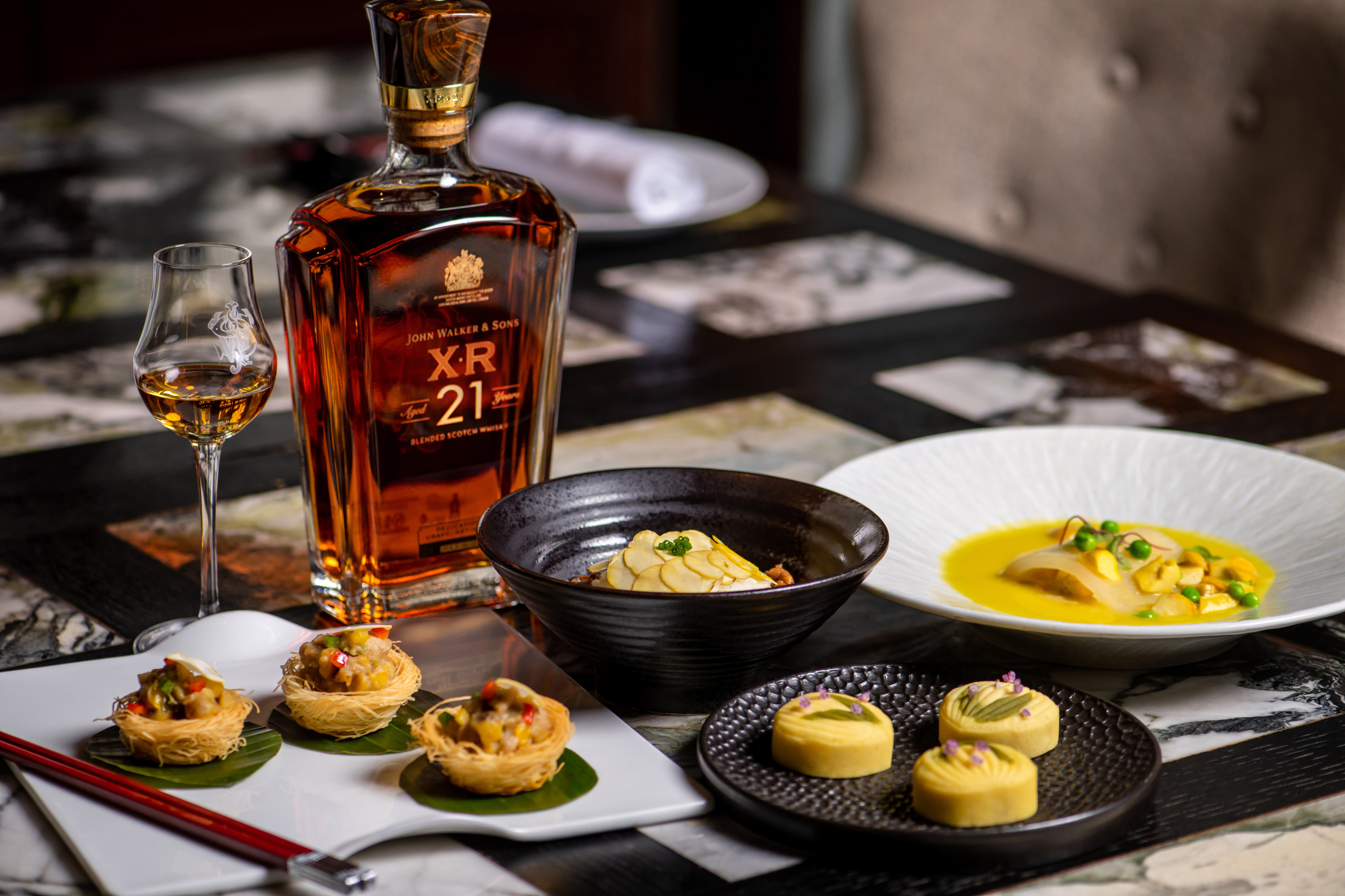Johnnie Walker and The Chinese Library's chestnut pairing menu | Bars ...